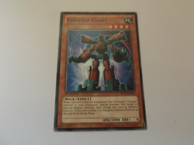 Konami Yu-Gi-Oh! "GOGOGO GIANT" #Earth 1st Edition Trading Card | eBay