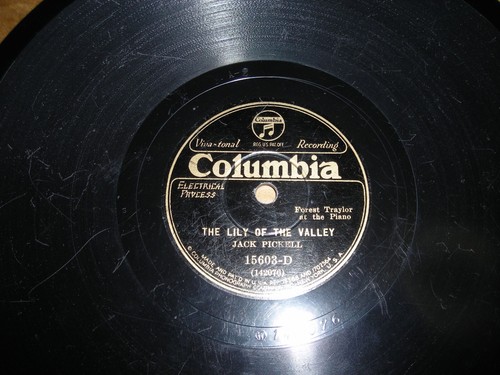 1930 COL. 15000s Series 78/JACK PICKELL-Vocals w. Piano-Forest Traylor ...