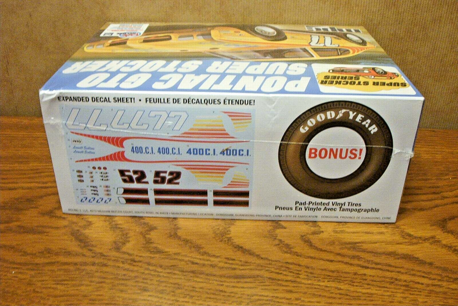 MPC 1970 PONTIAC GTO SUPER STOCKER 1/25 SCALE MODEL KIT .. Retro Deluxe ...