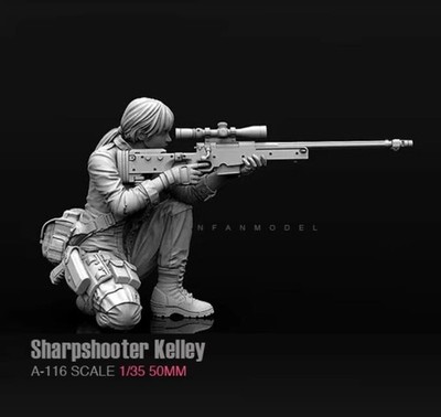 1/35 (50mm) Sharpshooter Kelley female sniper | eBay