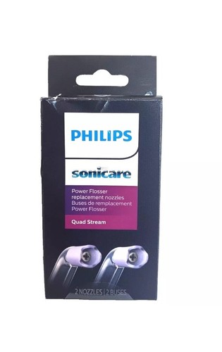 2pc Philips Sonicare Power Flosser F3 HX3062/00 Quad Stream Replacement ...