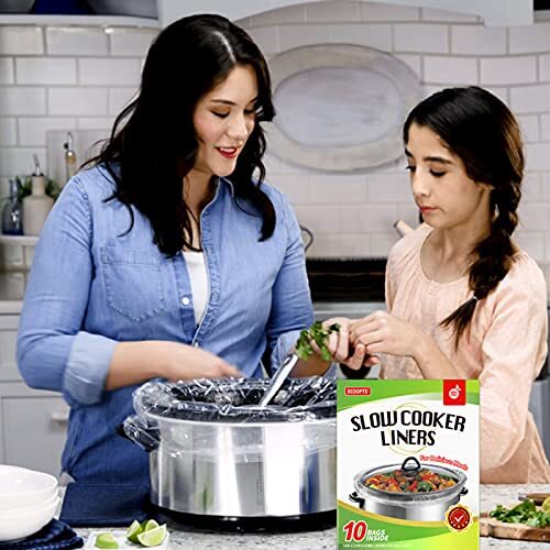 Slow Cooker Liners Disposable Cooking Bags Small Size Pot Liners Fit ...