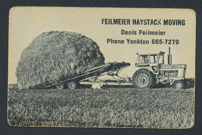 Feilmeier Haystack Moving tractor farming farm playing card single king ...
