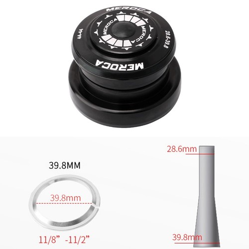 MEROCA Bicycle Headset for Straight Fork and Tapered Fork Applications ...