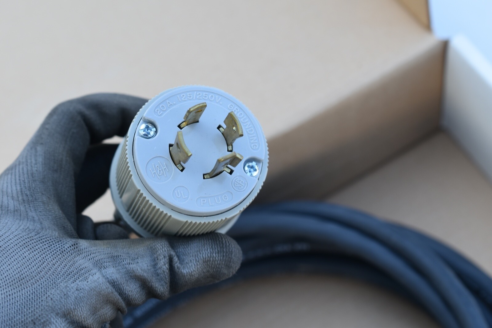 GenTran generator power cord 12 gauge, 4 wire, 25 ft # 4XT21 | eBay