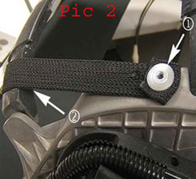 Corvette Convertible Elastic Straps GM PN 19207656 | Rear | Screw-On ...