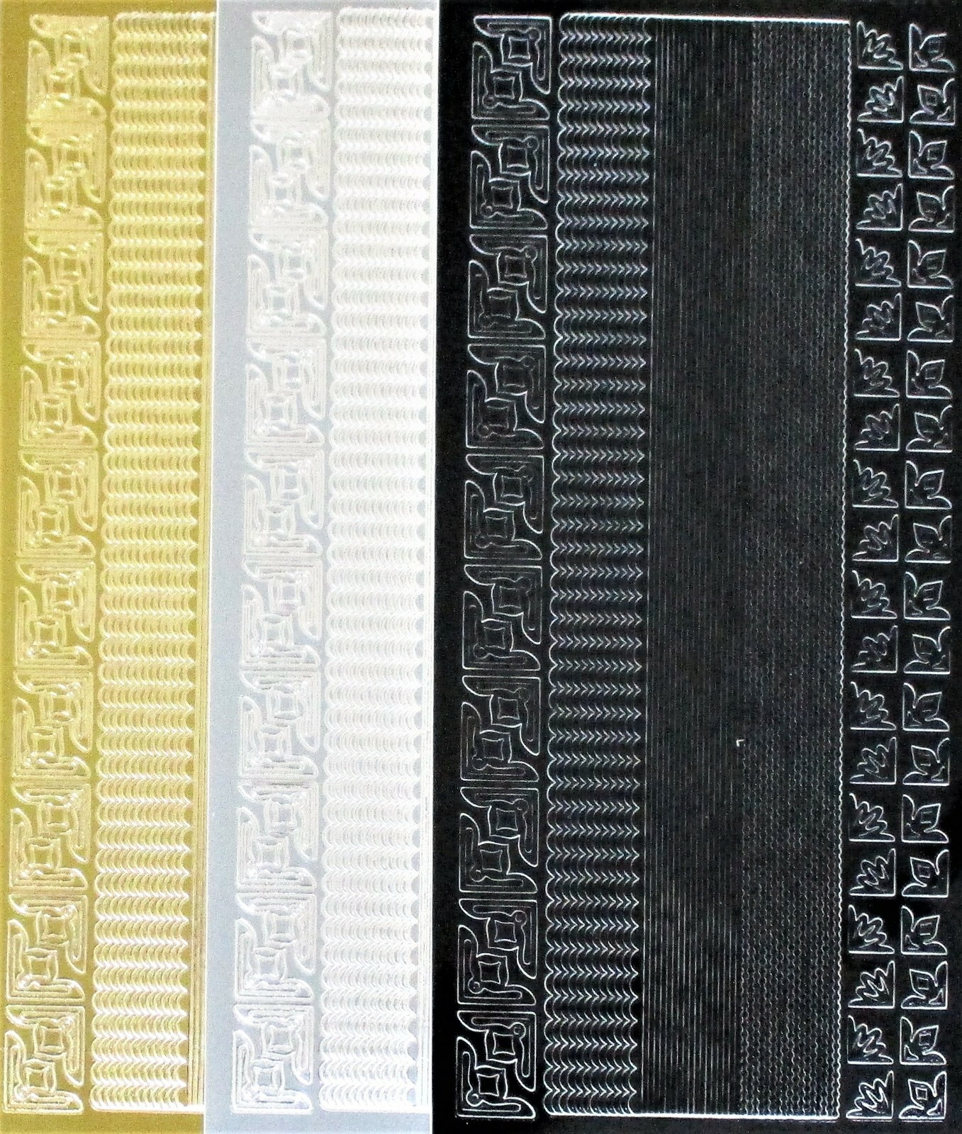 Corners & Lines PEEL OFF STICKERS Tiny Medium 3 Types of Borders ...