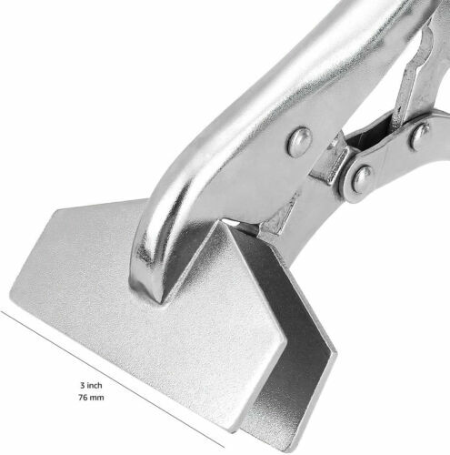 10" 250mm Flat Sheet Metal Locking Clamp Weld Plier Adjustable Vise ...