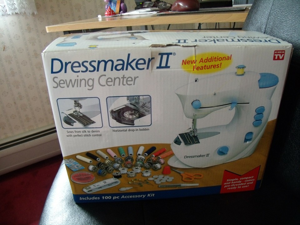 DRESSMAKER II SEWING CENTER COMPACT SEWING MACHINE AS SEEN ON TV ...