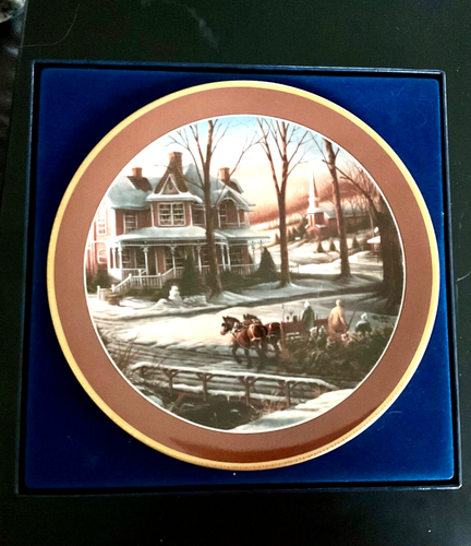 HADLEY HOUSE Terry Redlin "Homeward Bound" Limited Ed COLLECTOR PLATE ...