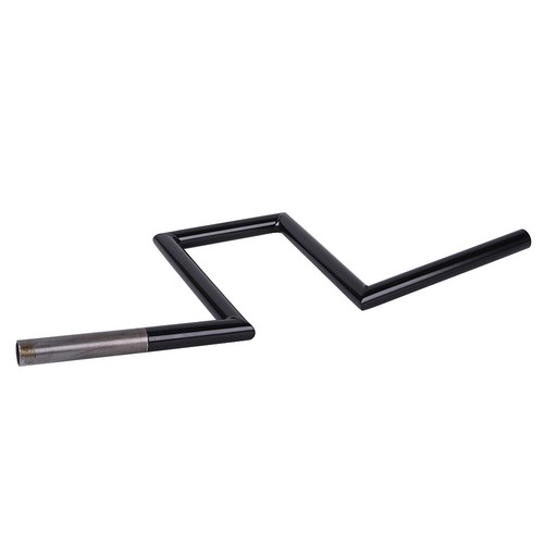 1'' Black Motorcycle Handlebars Z-Bar Drag Bars For Harley Chopper ...