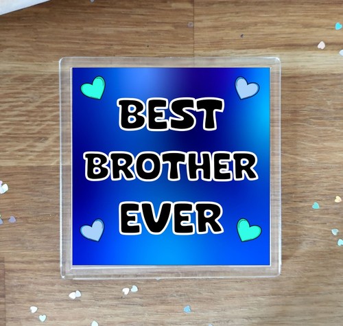 Brother Coaster Gift - Best Brother Ever - Fun Cute Novelty Present ...