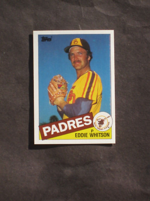1985 TOPPS MINI EDDIE WHITSON # 762 PADRES RARE | eBay