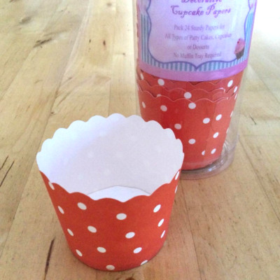 Cupcake Case Baking Cup Red W White Polka Dot For Party Cupcakes ...