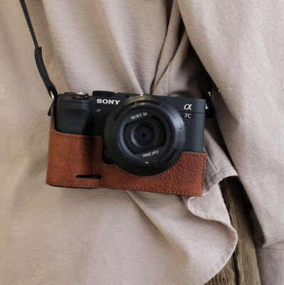 Handmade Genuine Leather Half Case Camera Body Protection Cover Fit For ...