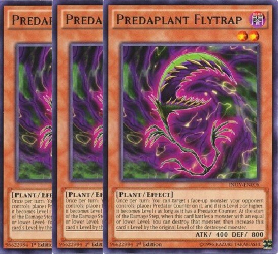 Yugioh - Predaplant Flytrap x 3 - 1st Edition Super Rare NM - Free Holo Card | eBay