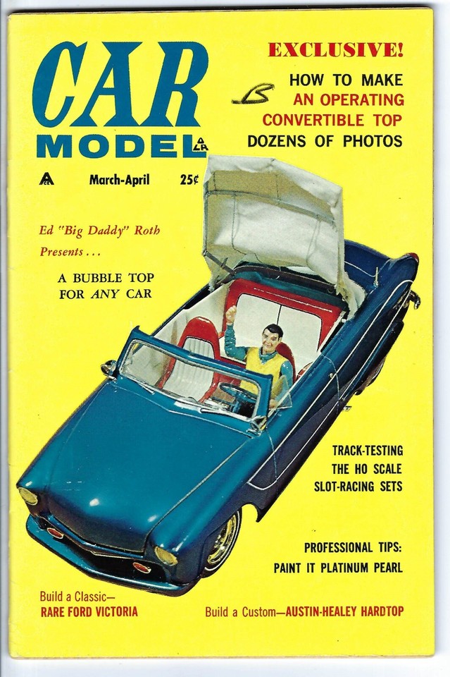 1962-63-64 Car Model Magazines-Model cars-slot cars-sold separately ...