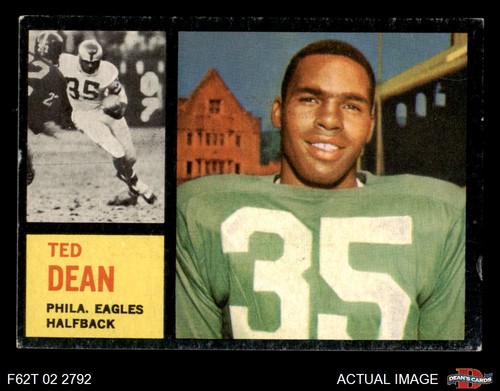 1962 Topps #117 Ted Dean Eagles 5 - EX | eBay