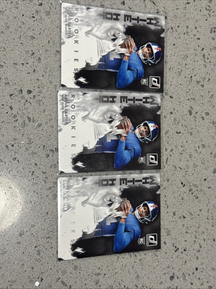 Giants Rookie Card Lot (Jaxson Dart, Abdul Carter, Cam Skattebo) | eBay