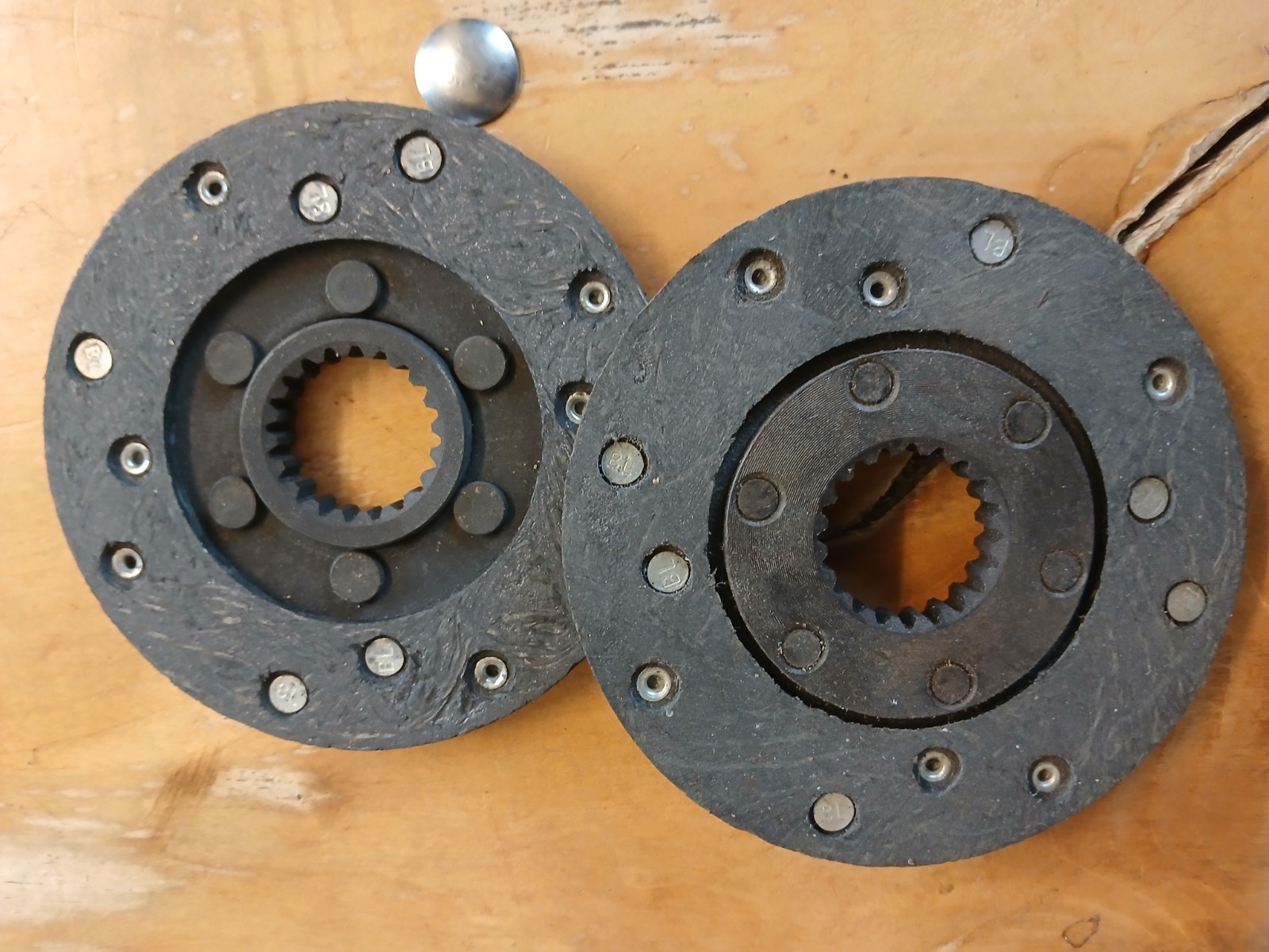 1 Pair brake disks pads to fit Jinma, Siromer 204,254 & 304 Compact ...