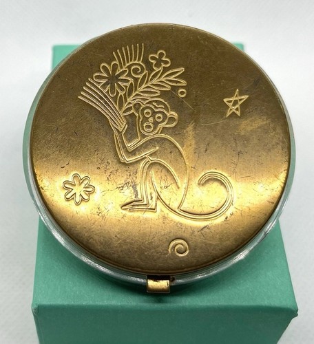 Vintage Compact Lentheric Golden Monkey 1930s | eBay
