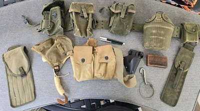 WW2 US Army Military Field Gear Equipment Y | eBay