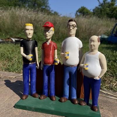 King Of The Hill Hank Hill Figure 8” Set Of 4 | eBay