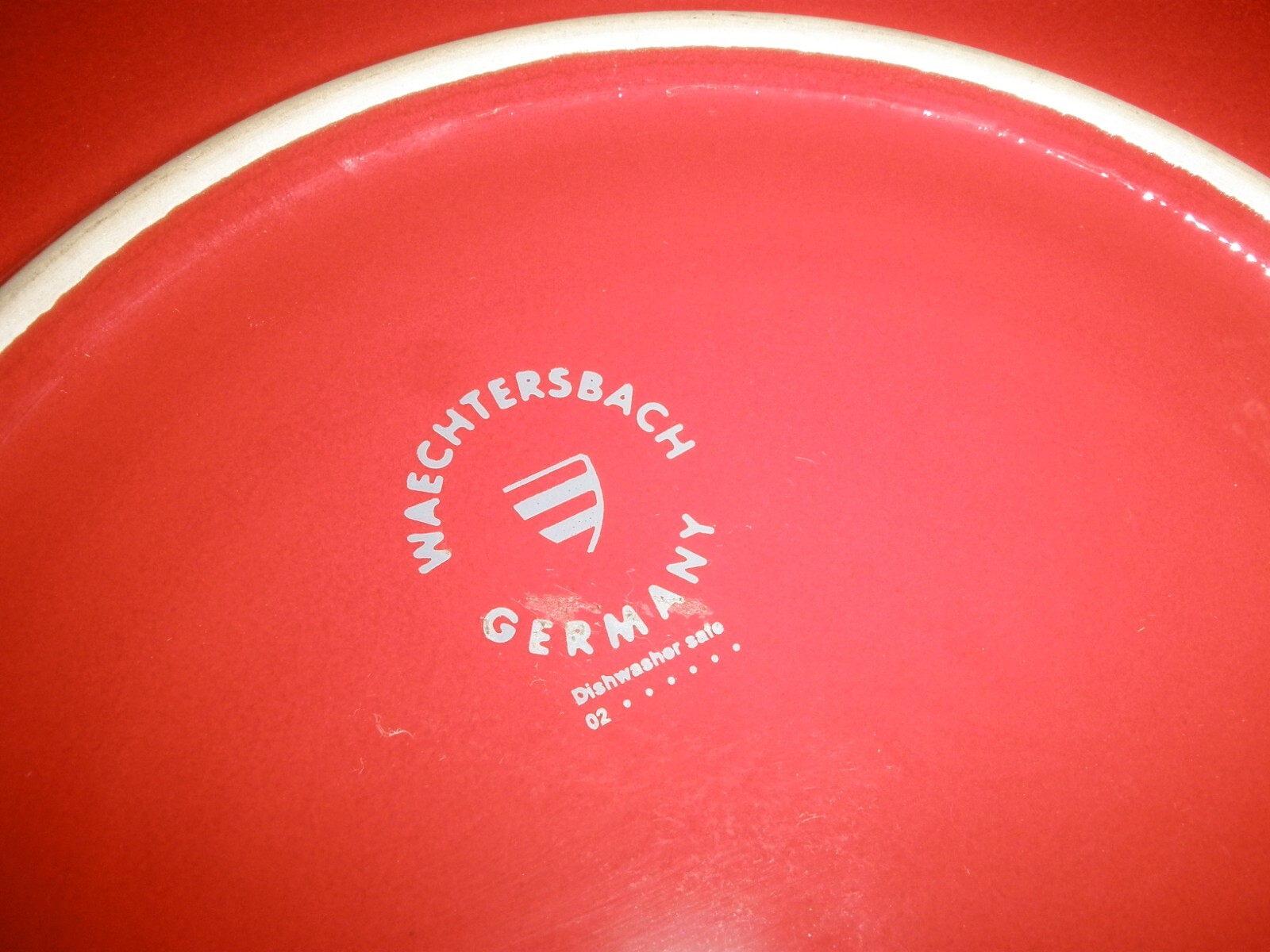 Waechtersbach Germany Red with Orange Flowers 11" Plate | eBay