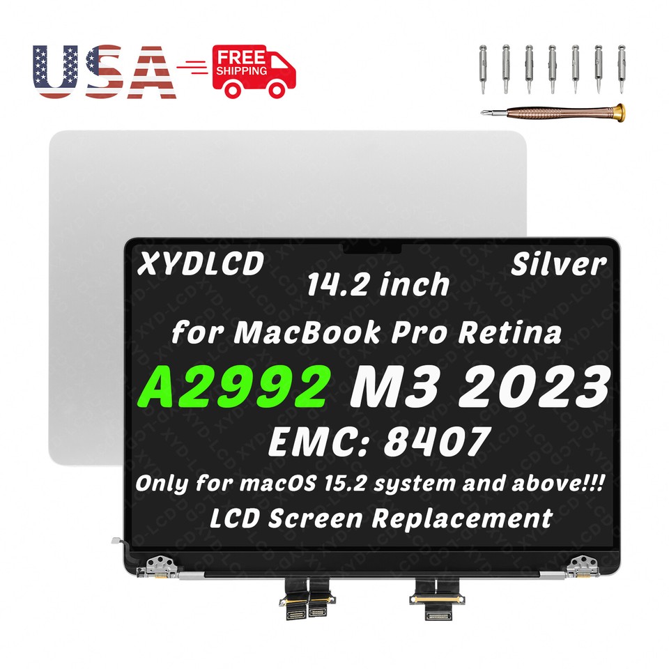 14" for MacBook Pro A2992 2023 EMC 8407 MRX73LL/A MRX83LL/A LCD Screen ...