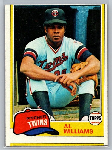 1981 Topps MISCUT #569 Al Williams Minnesota Twins Baseball Card | eBay