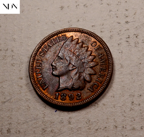 1892 Indian Head Penny Cent - AU/Uncirculated (red/brown) - #I808 | eBay