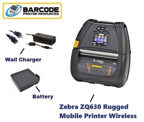 Zebra ZQ630 Mobile Label Printer, WiFi, Bluetooth, RFID, Gapless Labels ...