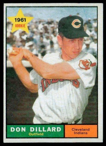 1961 Topps #172 Don Dillard RS NR-MINT Cleveland Indians | eBay