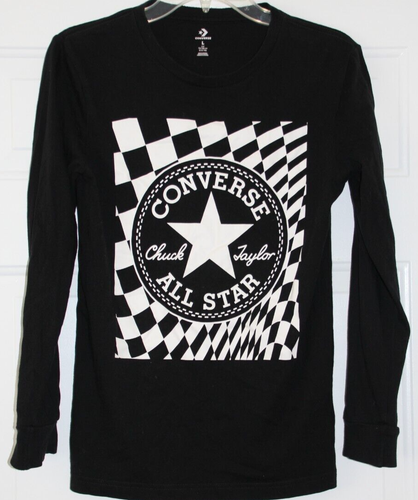 Converse Chuck Taylor All Star Long Sleeve Youth Shirt L | eBay