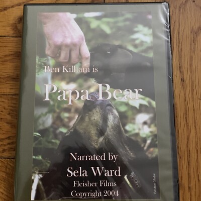 NEW SEALED Ben Kilham black bear DVD's "Papa Bear" Lyme NH Seal Ward TV ...
