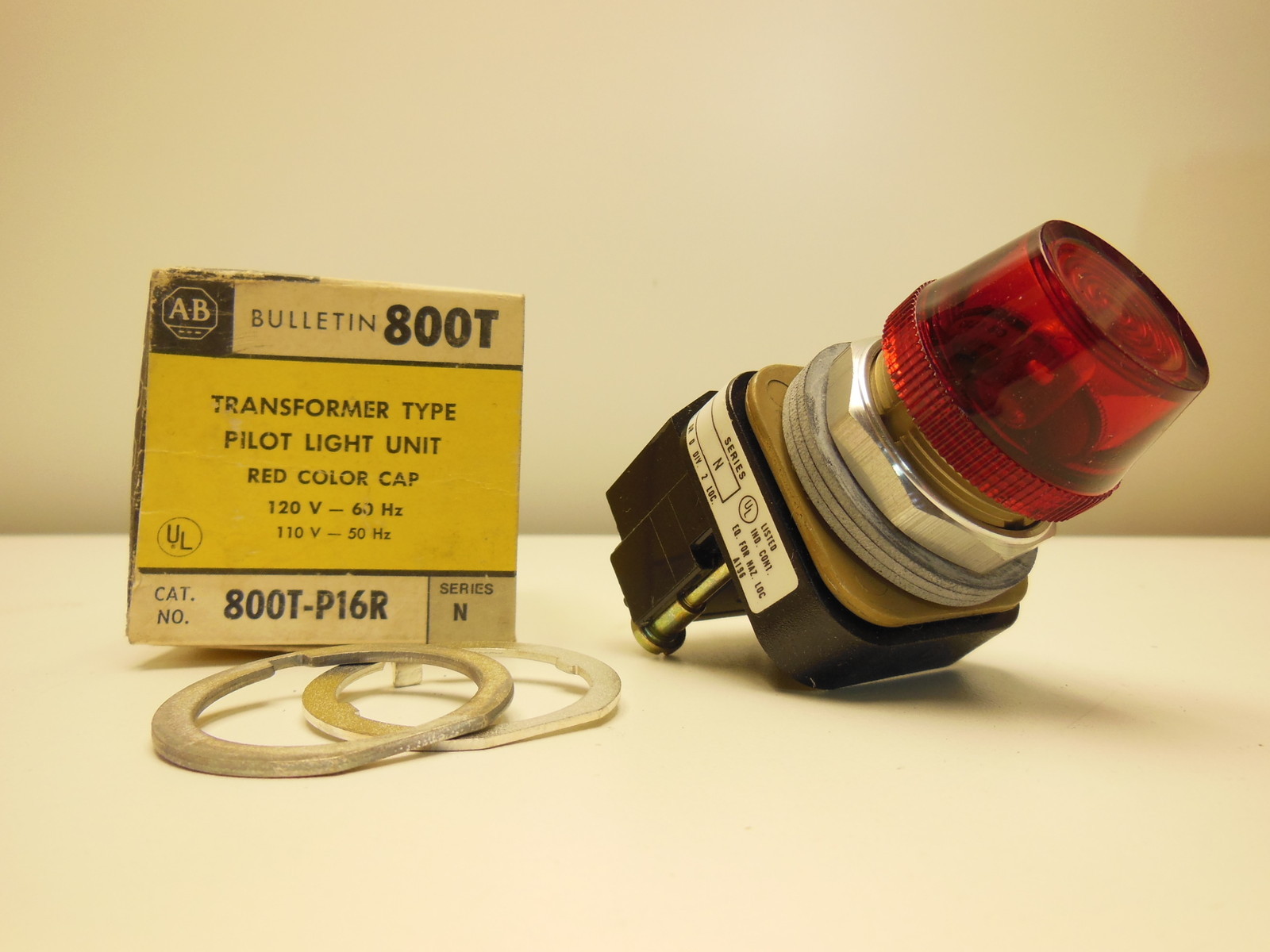 Allen Bradley AB 800T-P16 RED CAP Pilot light Unit | eBay