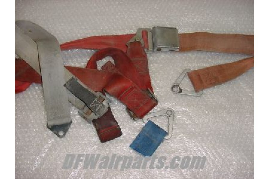 Lot of Aircraft Shoulder Harness Straps / Seat Belts Hardware | eBay