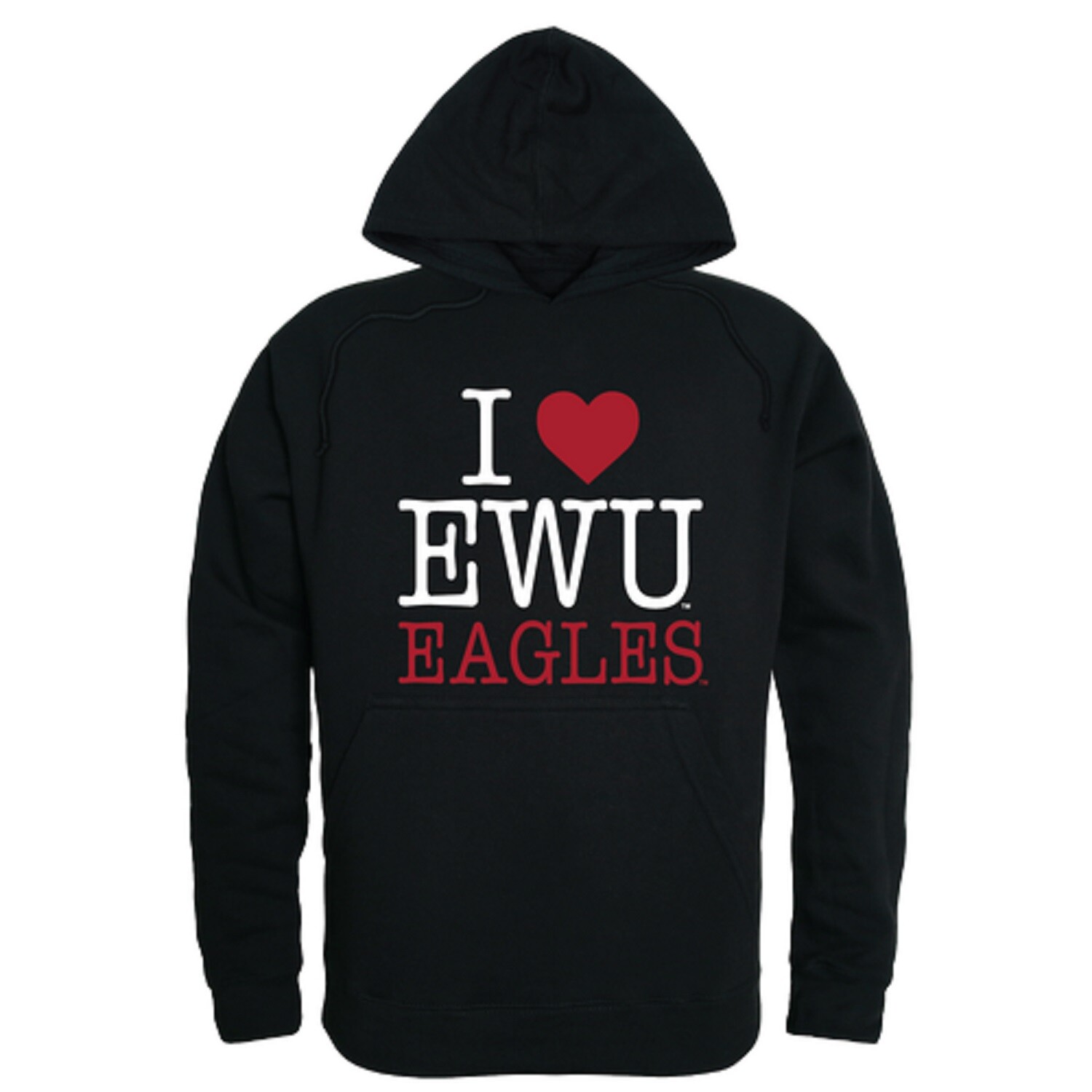 Eastern Washington University Eagles EWU NCAA College I Love Hoodie ...