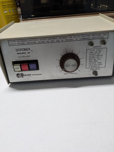 Whaledent Strobex Mark II Model S-210 Parts/Repair | eBay