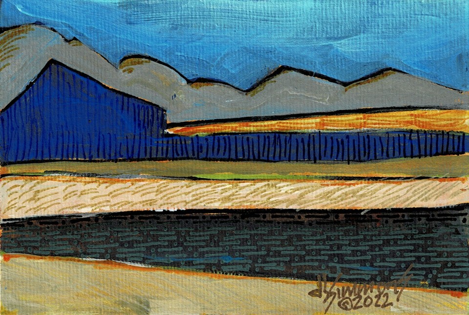 Acrylic on Paper - Studies, small paintings - Series of 24 images ...