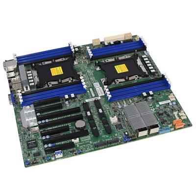 Supermicro X11DPH-T Intel C622 E-ATX Dual LGA-3647 Motherboard System ...