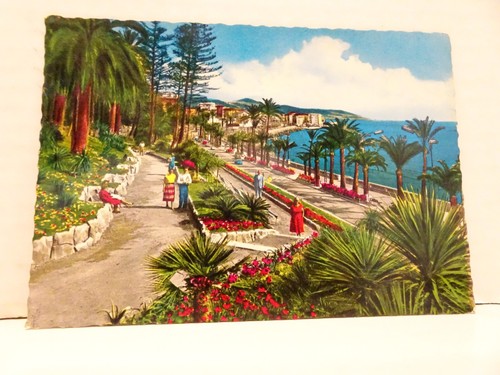 Vintage Postcard Riviera dei Fiori S Remo Imperatrice Walk Travel ...