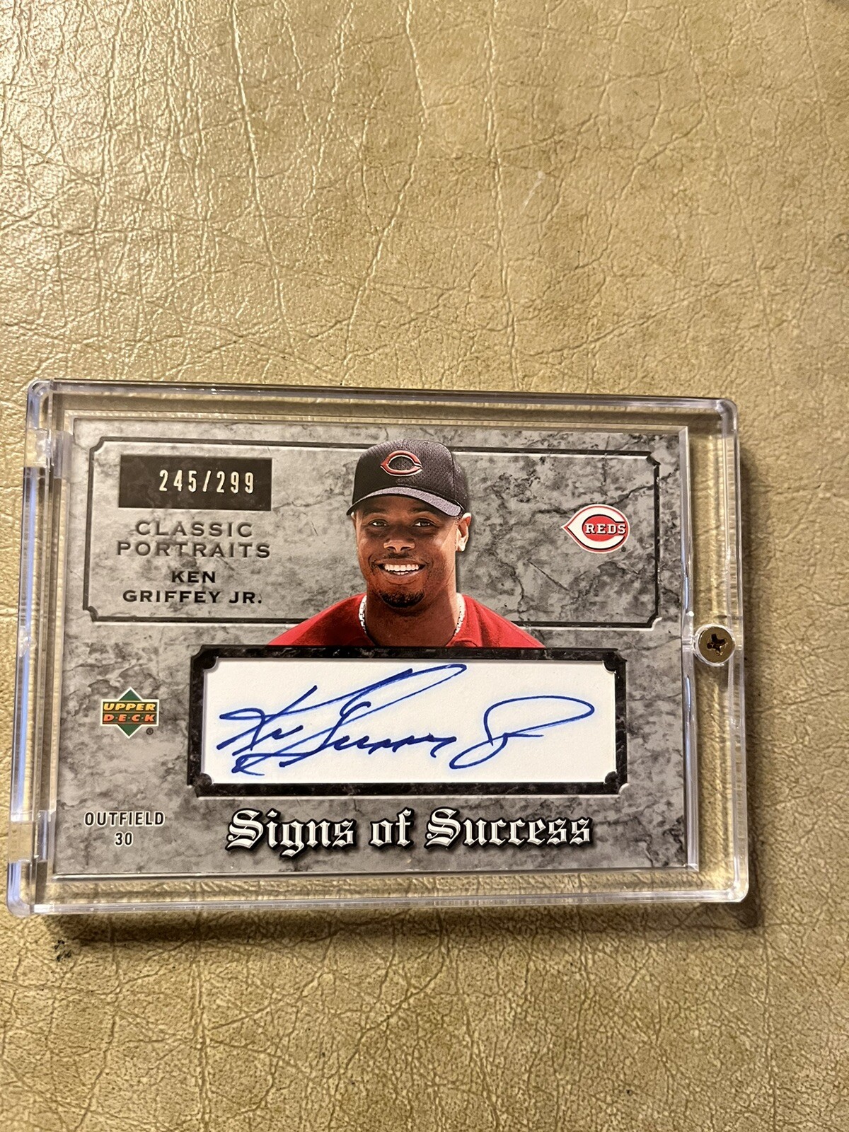 2003 Upper Deck Ken Griffey Jr Classic Portraits Signs of Success Auto ...