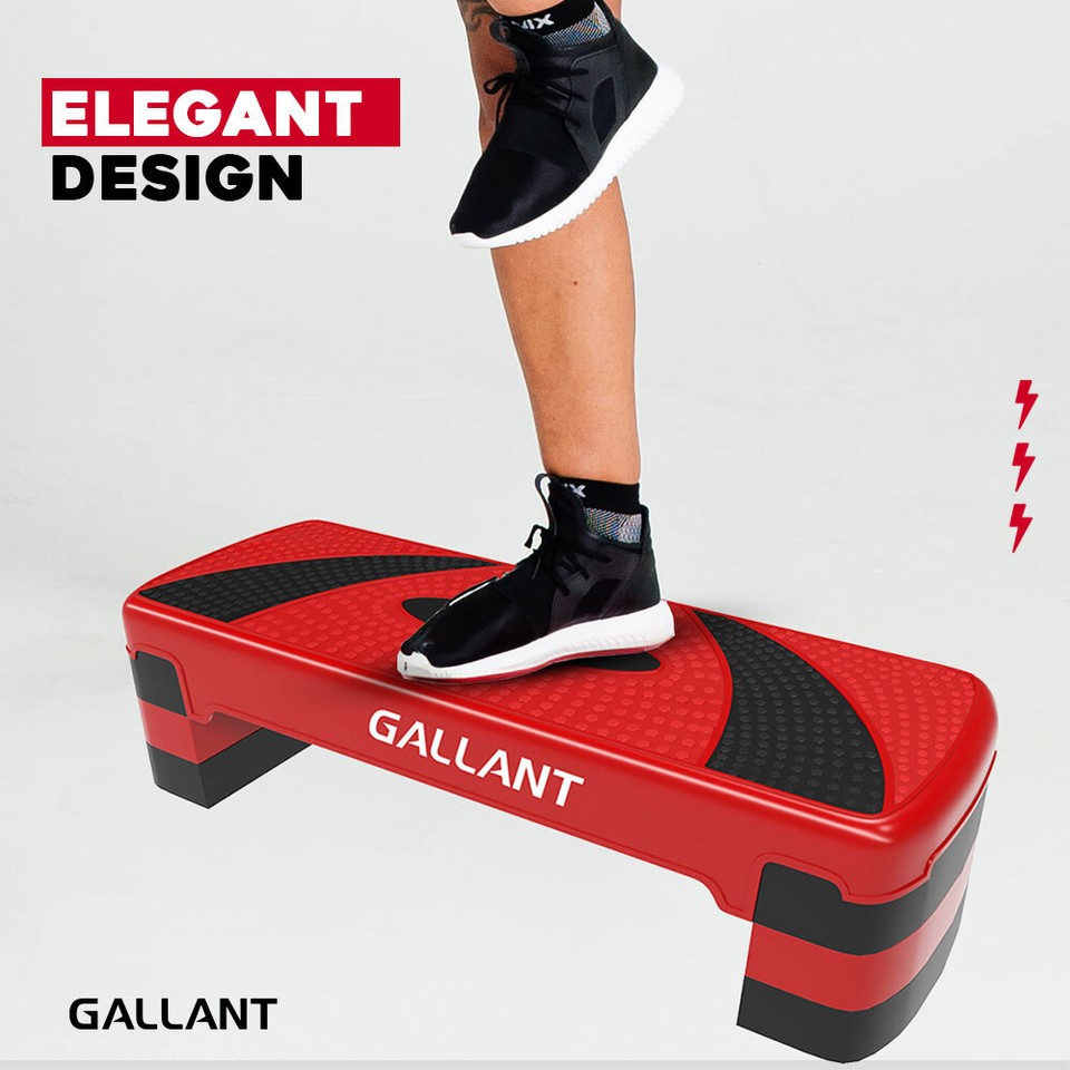 Aerobic Step Adjustable Level Yoga Exercise Stepper Home Fitness Board ...