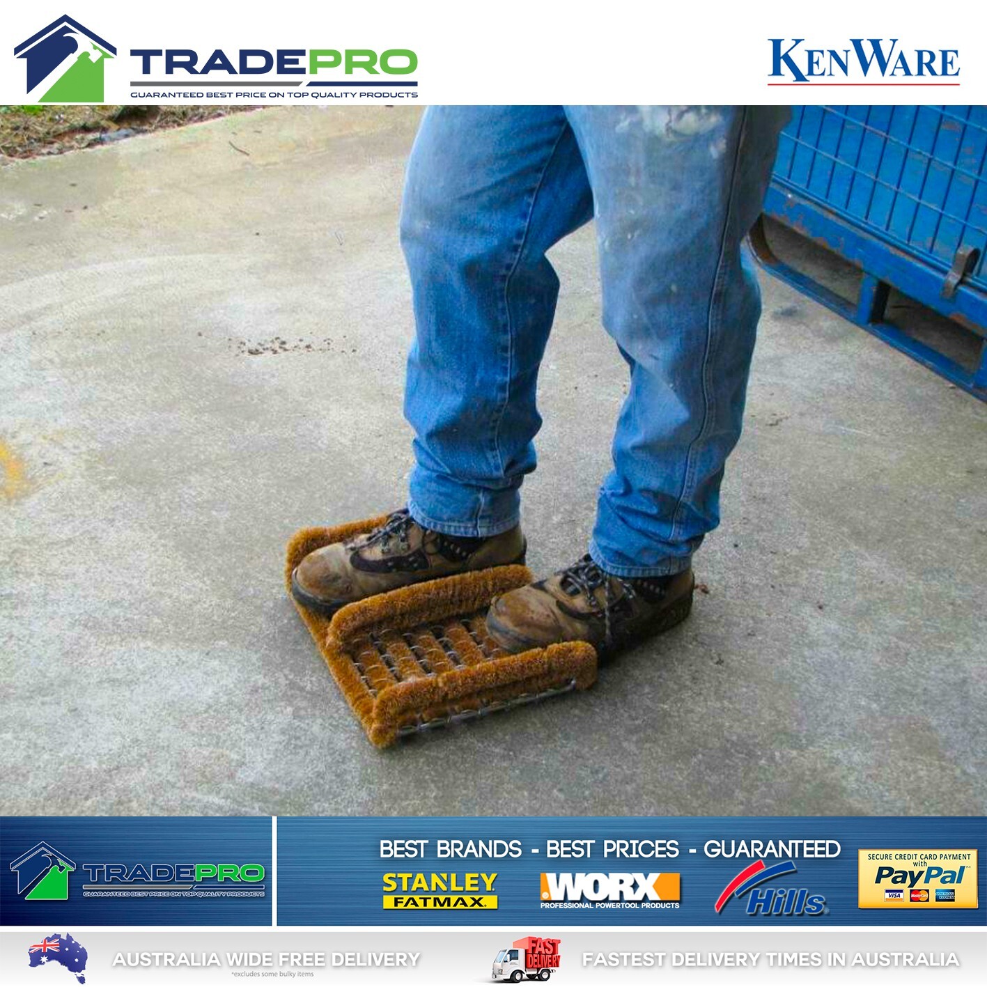 Boot Scraper Door Mat Coir Wire 36cm Shoe Cleaner Dirt Mud Remover ...