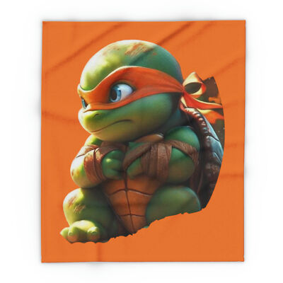 Ninja Turtles "Michelangelo" Baby Blanket | eBay
