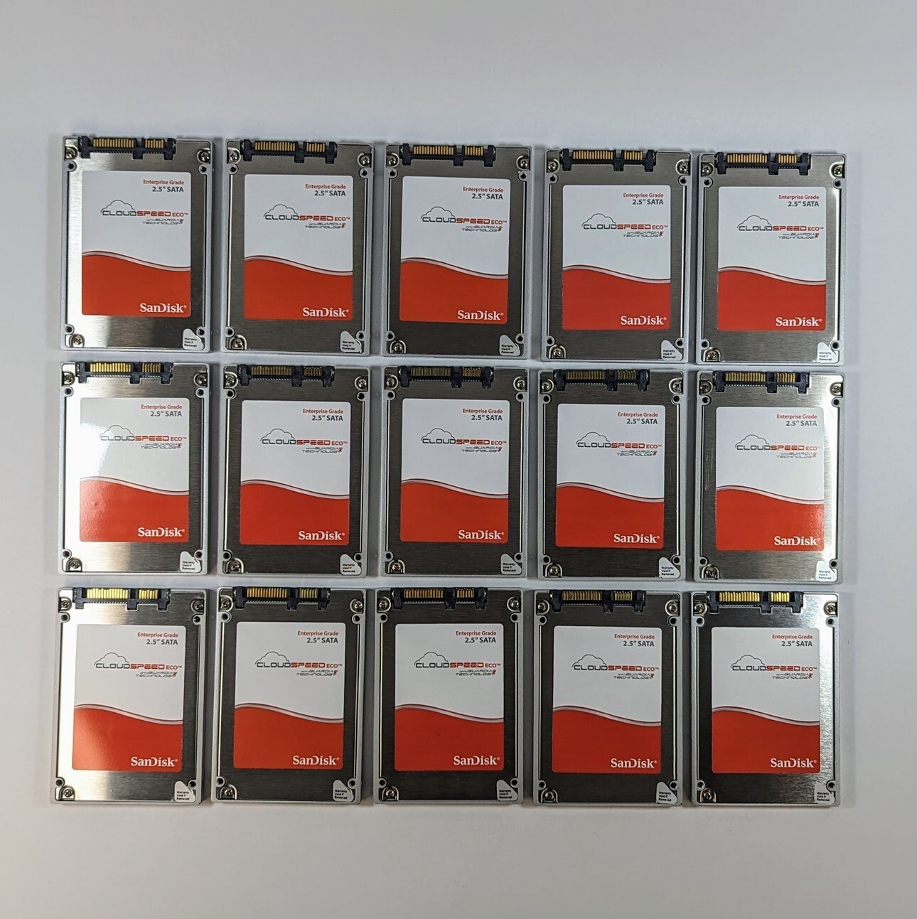 LOT of 15 NEW SanDisk CloudSpeed Eco 960GB MLC SATA 6Gbps 2.5 SSD ...