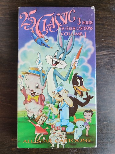 25 Classic Color Cartoons Volume 1 (VHS) Looney Tunes Bugs Bunny | eBay UK