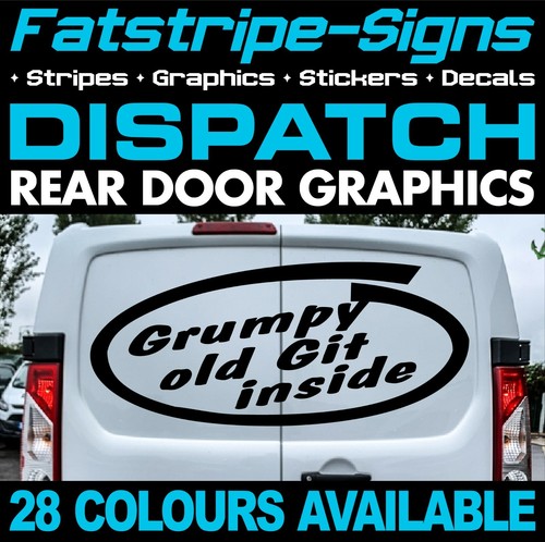 to fit CITROEN DISPATCH GRUMPY OLD GIT INSIDE STICKERS GRAPHICS DECAL CAMPER VAN | eBay UK