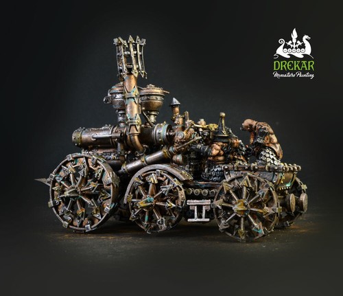 Iron Daemon War Engine Chaos dwarf forgeworld ** COMMISSION ** painting ...